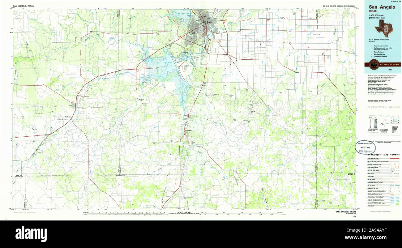 Historical san angelo texas hi-res stock photography and images - Alamy