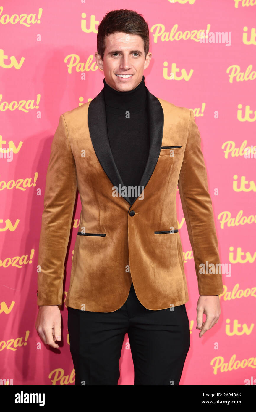 LONDON, UK. November 12, 2019: Callum Macleod arriving for the ITV ...