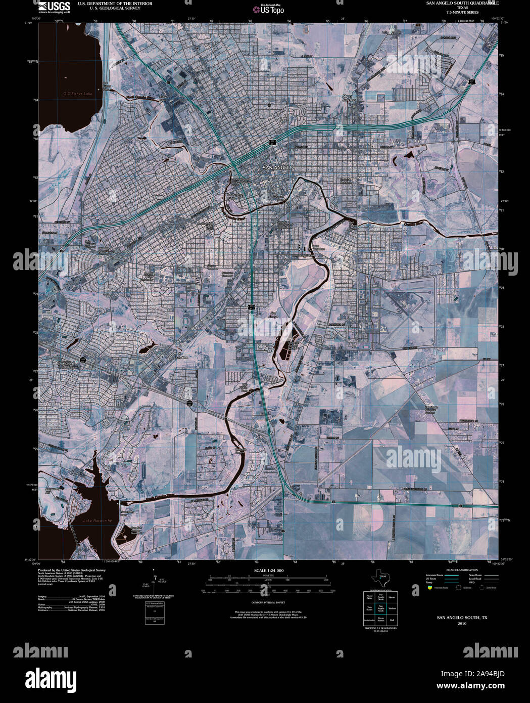 Historical san angelo texas hi-res stock photography and images - Alamy