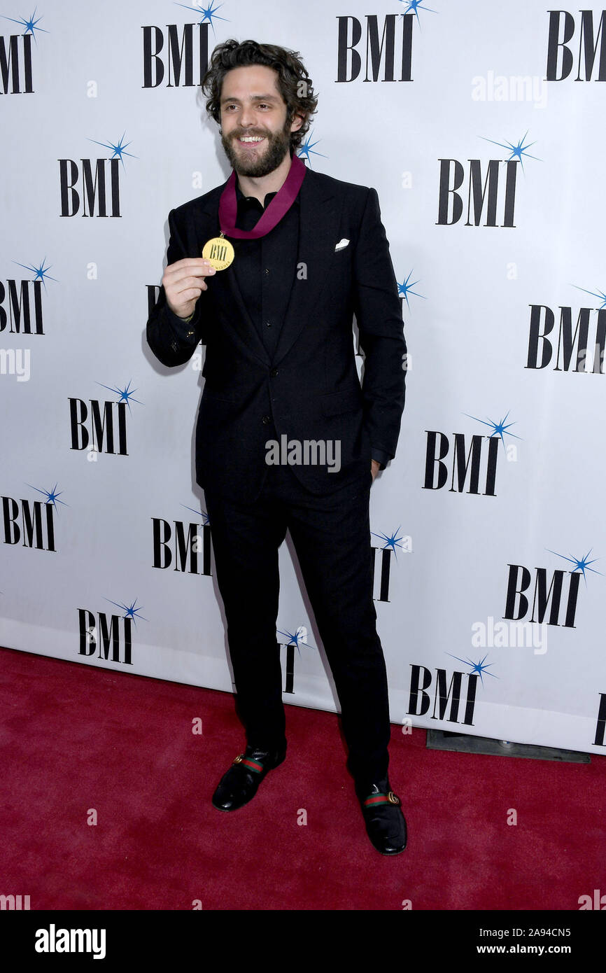 Nashville, Tennessee, USA. 12th Nov, 2019. Thomas Rhett. 2019 BMI ...