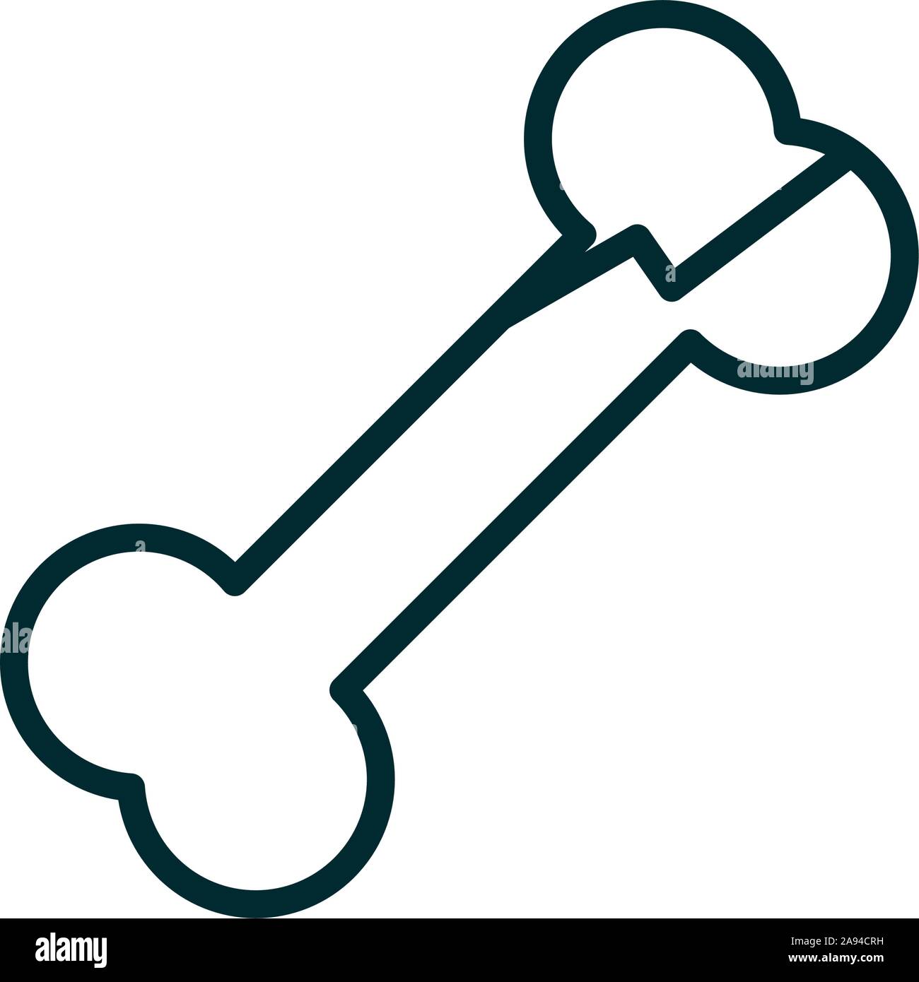 Bone fracture x ray Stock Vector Images - Alamy