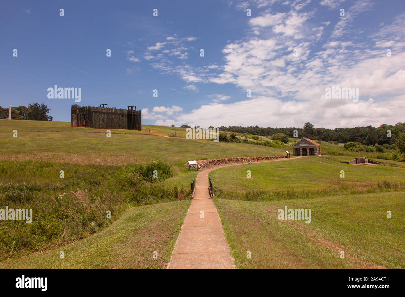 The Grounds at Andersonville National Historic Site in Georgia, USA ...