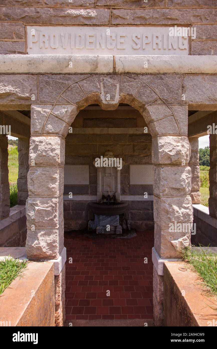 Providence Spring at Andersonville National Historic Site in Georgia ...