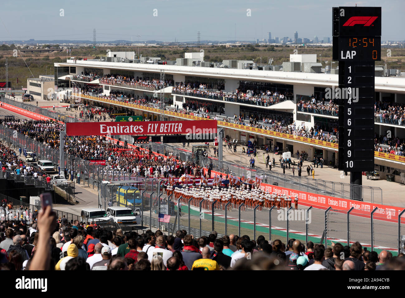United states grand prix f1 fans hi-res stock photography and images ...