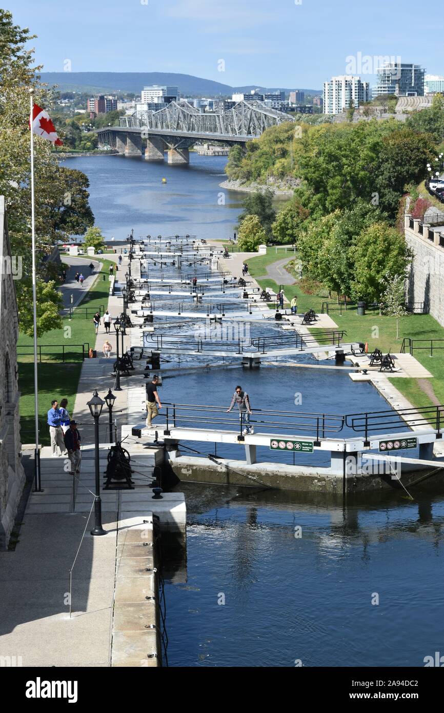 A view of Ottawa/Gatineau, Ontario/Quebec, Canada Stock Photo - Alamy