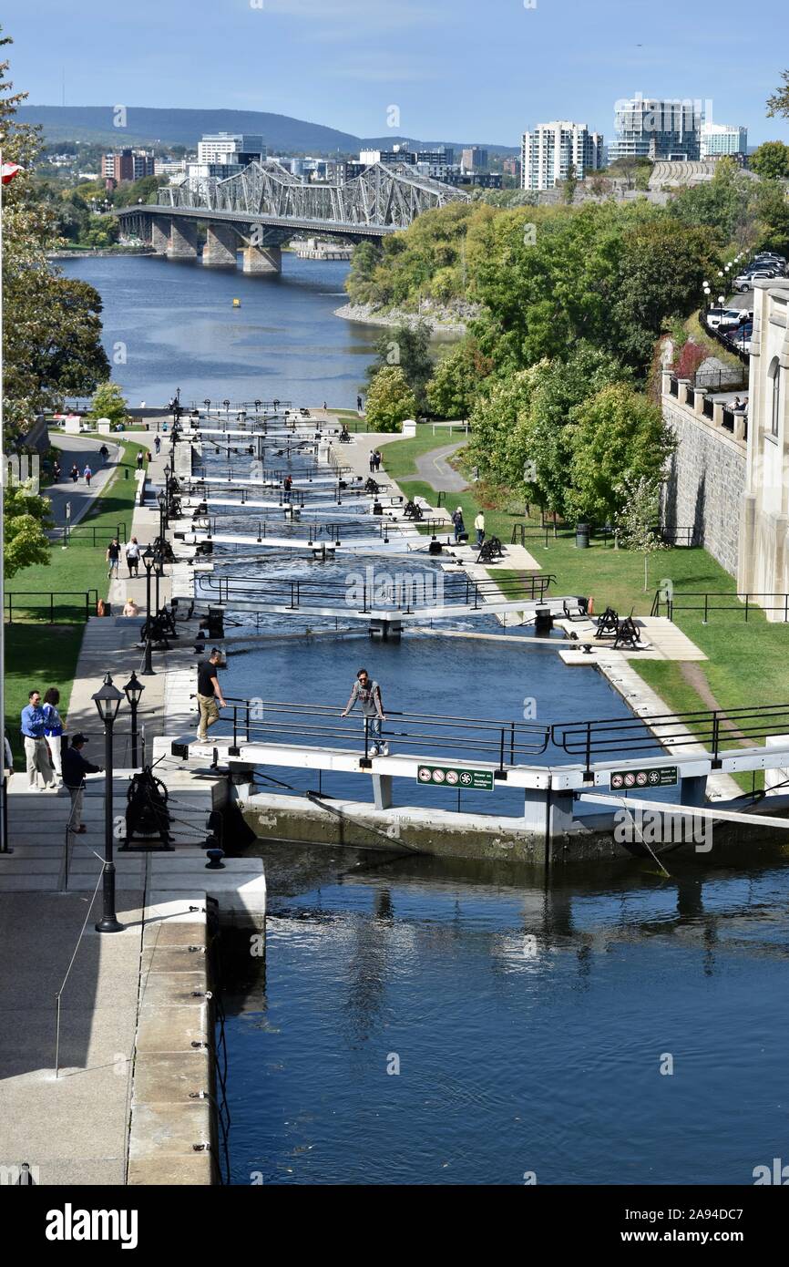 A view of Ottawa/Gatineau, Ontario/Quebec, Canada Stock Photo - Alamy
