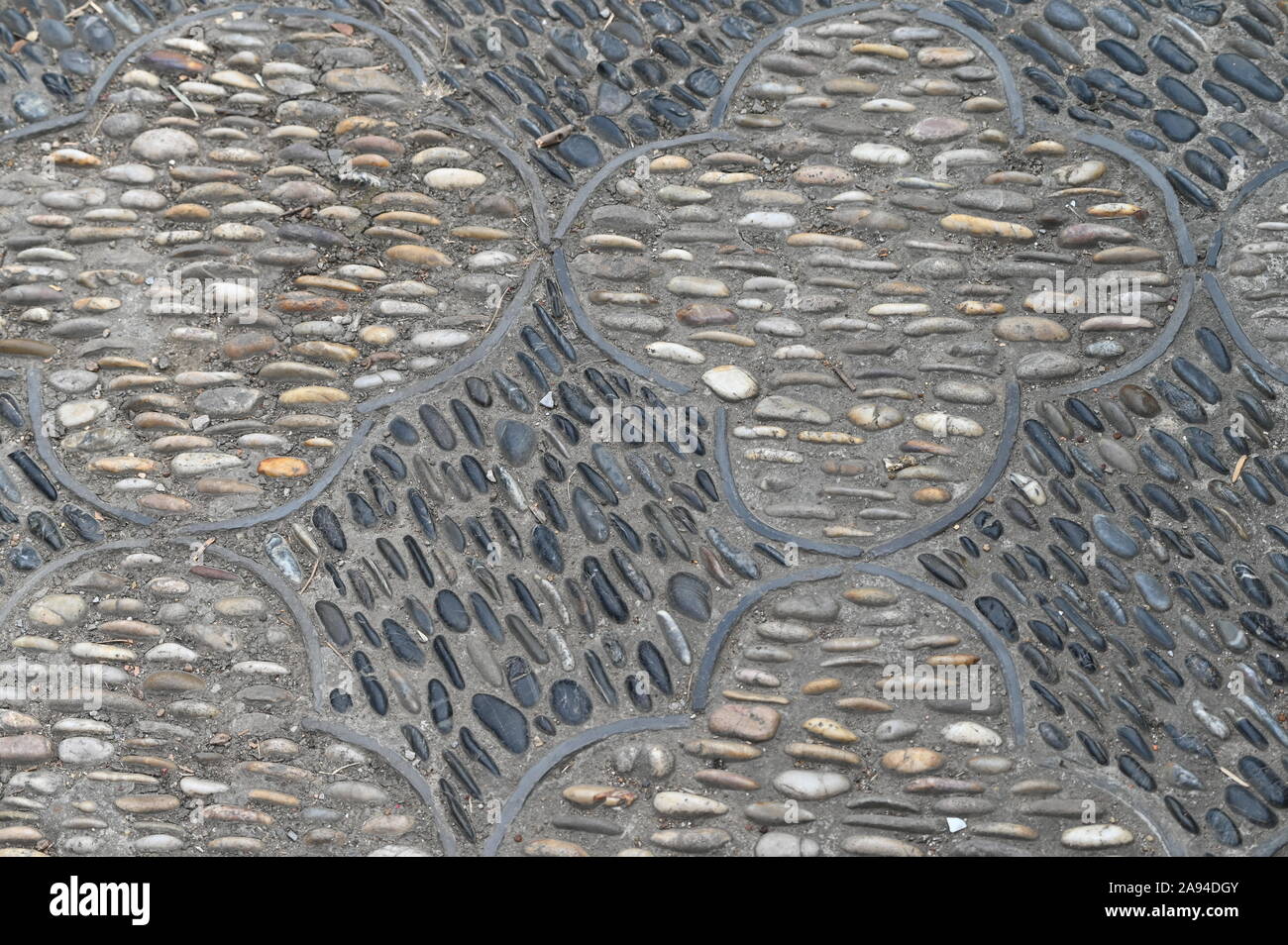 very special pattern of the pathway in one of the famous gardens in ...