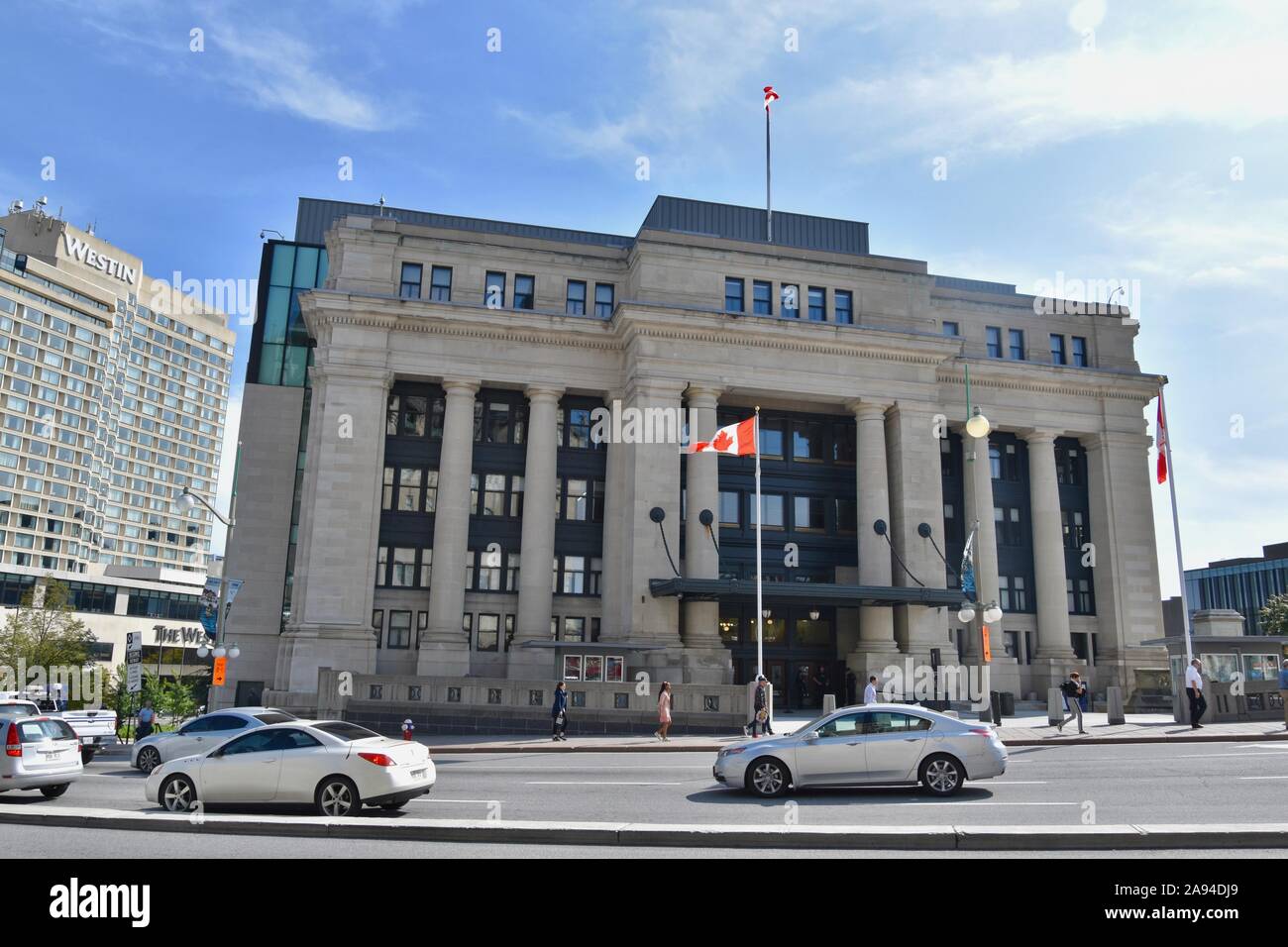 Canadian Government Buildings at the Canadian Parliament atop ...