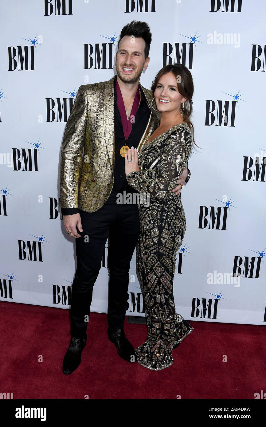 Nashville, Tennessee, USA. 12th Nov, 2019. Russell Dickerson. 2019 BMI ...