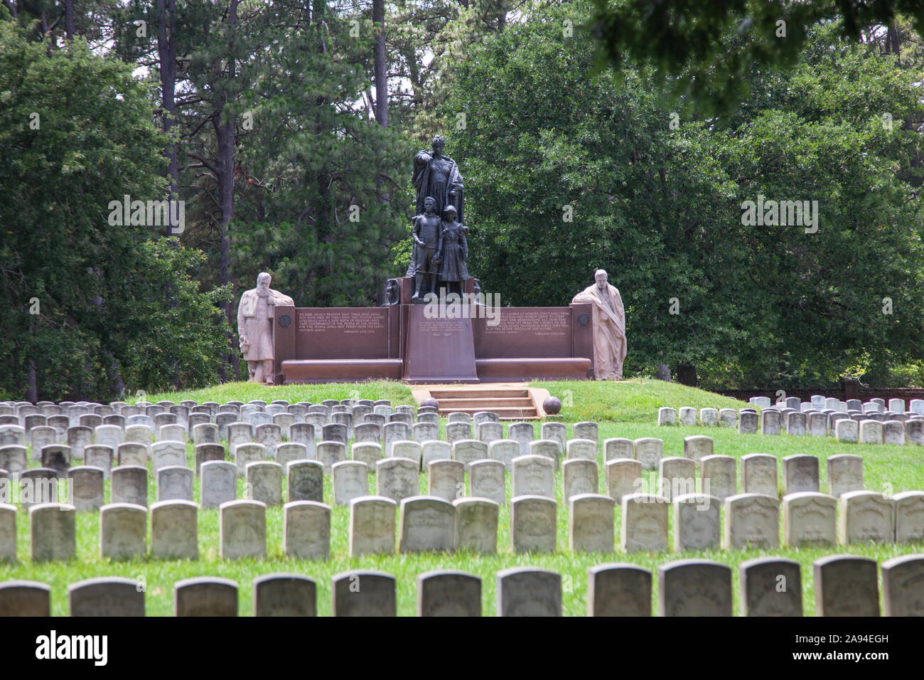 Monument at Andersonville National Cemetery in Georgia, USA Stock Photo ...