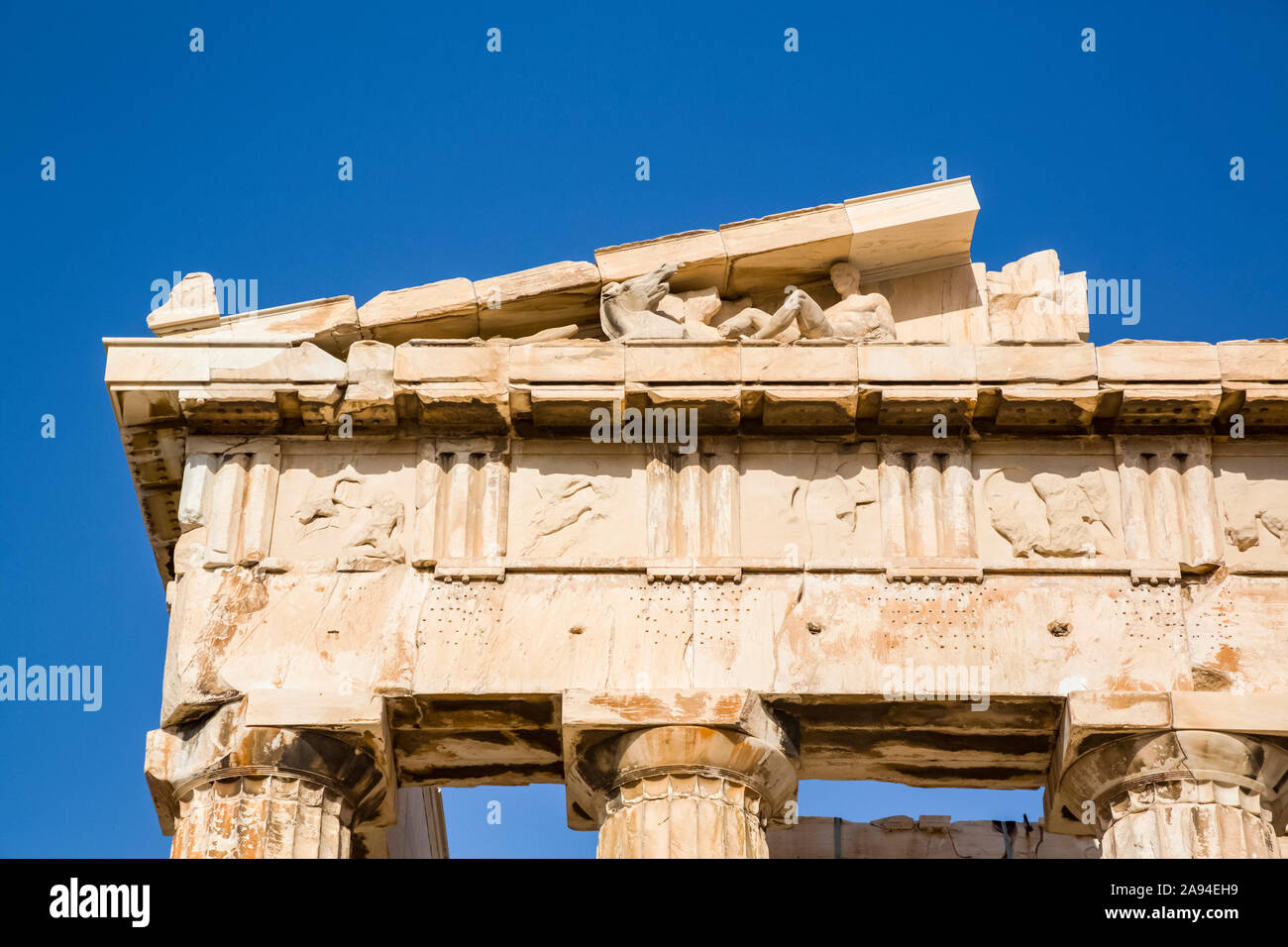 Relief, Parthenon, Acropolis; Athens, Greece Stock Photo - Alamy