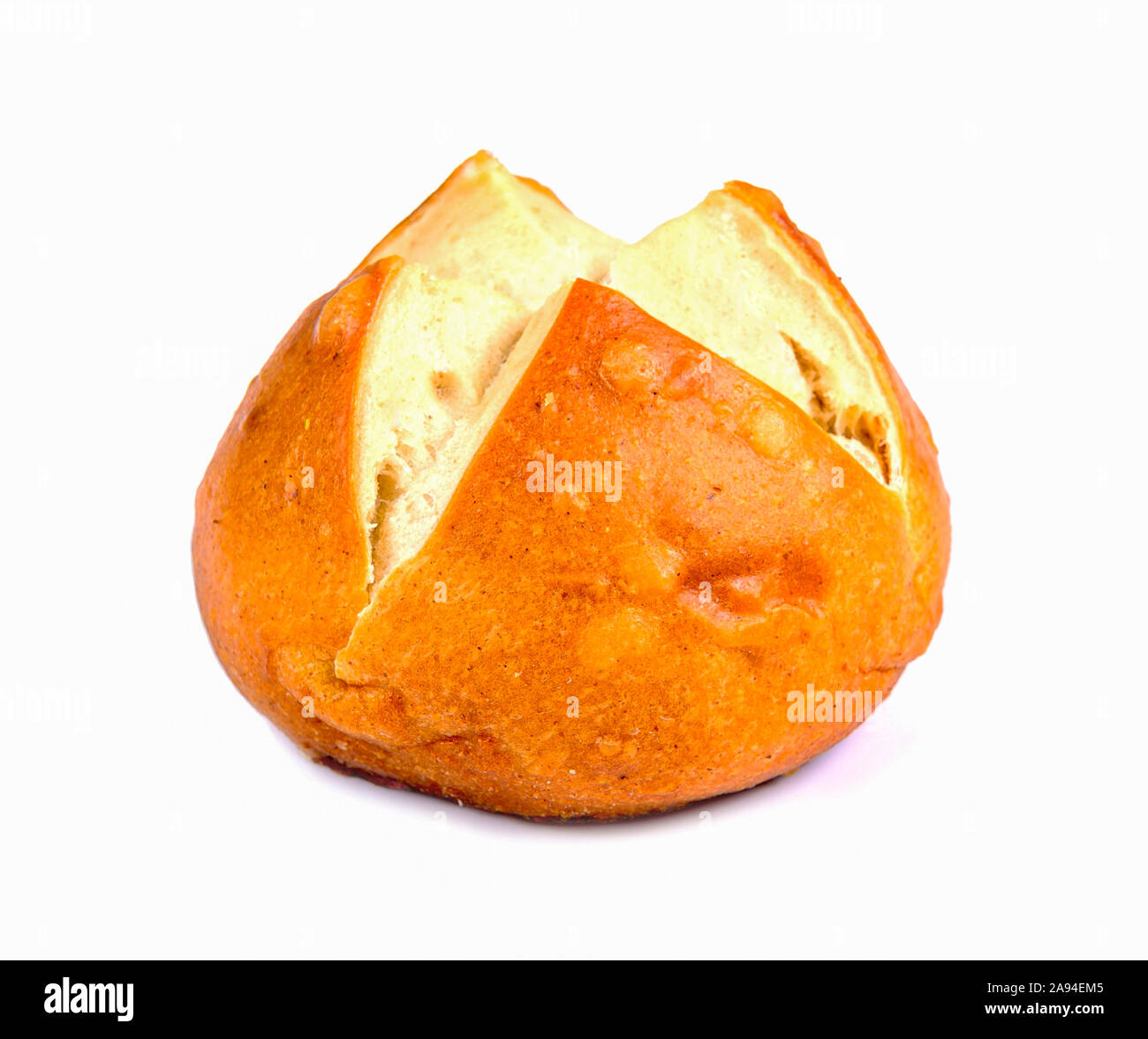 fresh bread isolated on white background Stock Photo - Alamy