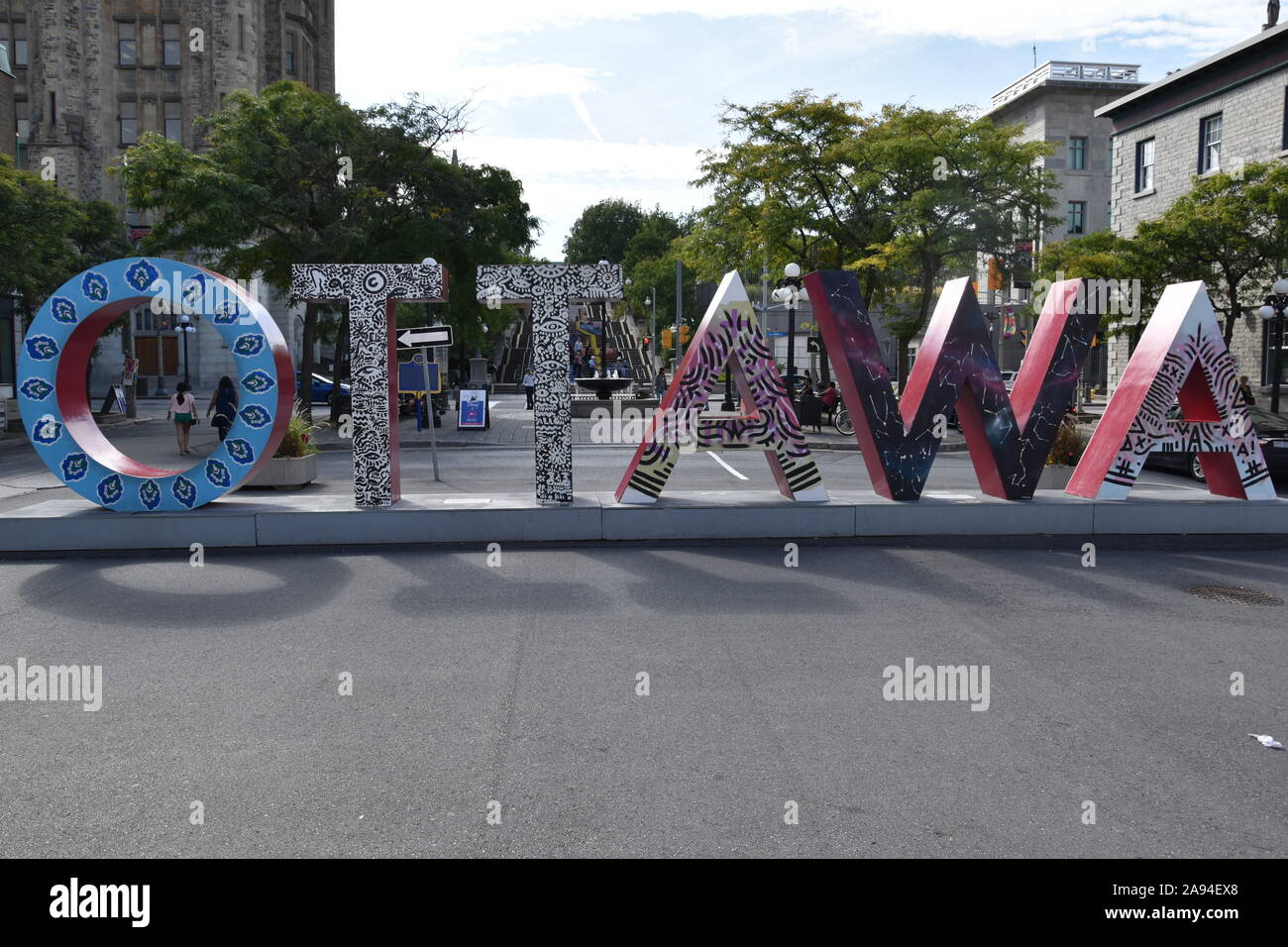 Ottawa sign in byward market hi-res stock photography and images - Alamy