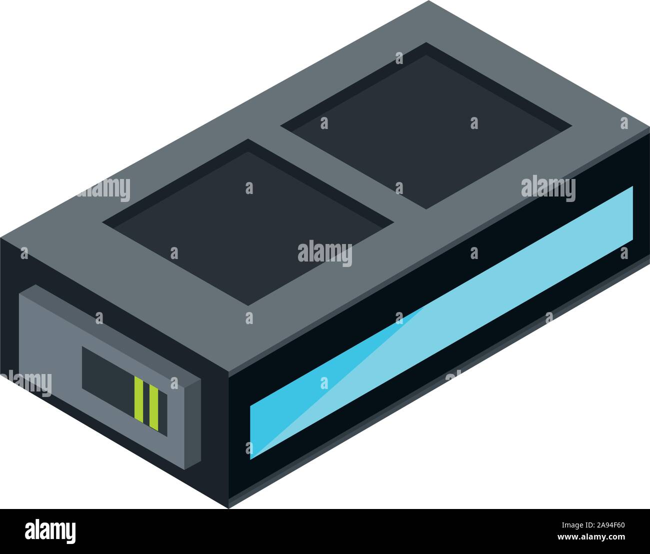 technology hardware device computer vector illustration isometric Stock ...