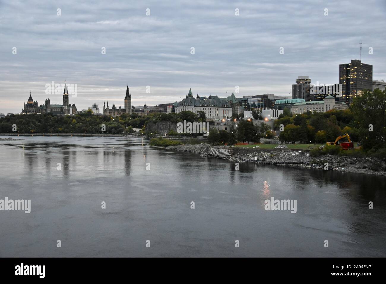 A view of Ottawa/Gatineau, Ontario/Quebec, Canada Stock Photo - Alamy