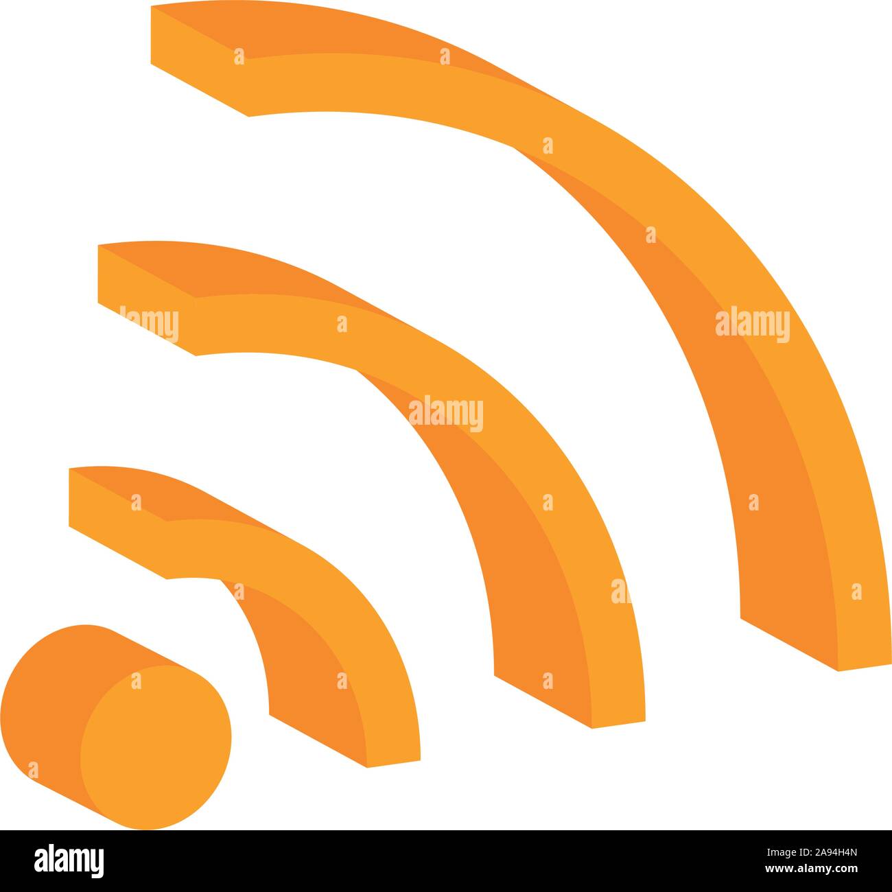 wifi internet social media isometric icon vector illustration Stock ...