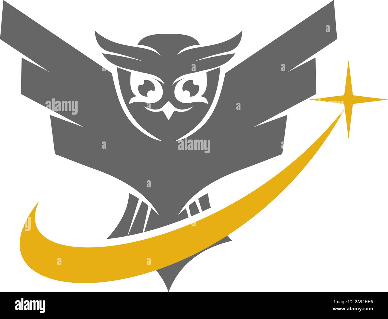 Owl Logo Design Vector Template Isolated Stock Vector Image & Art - Alamy