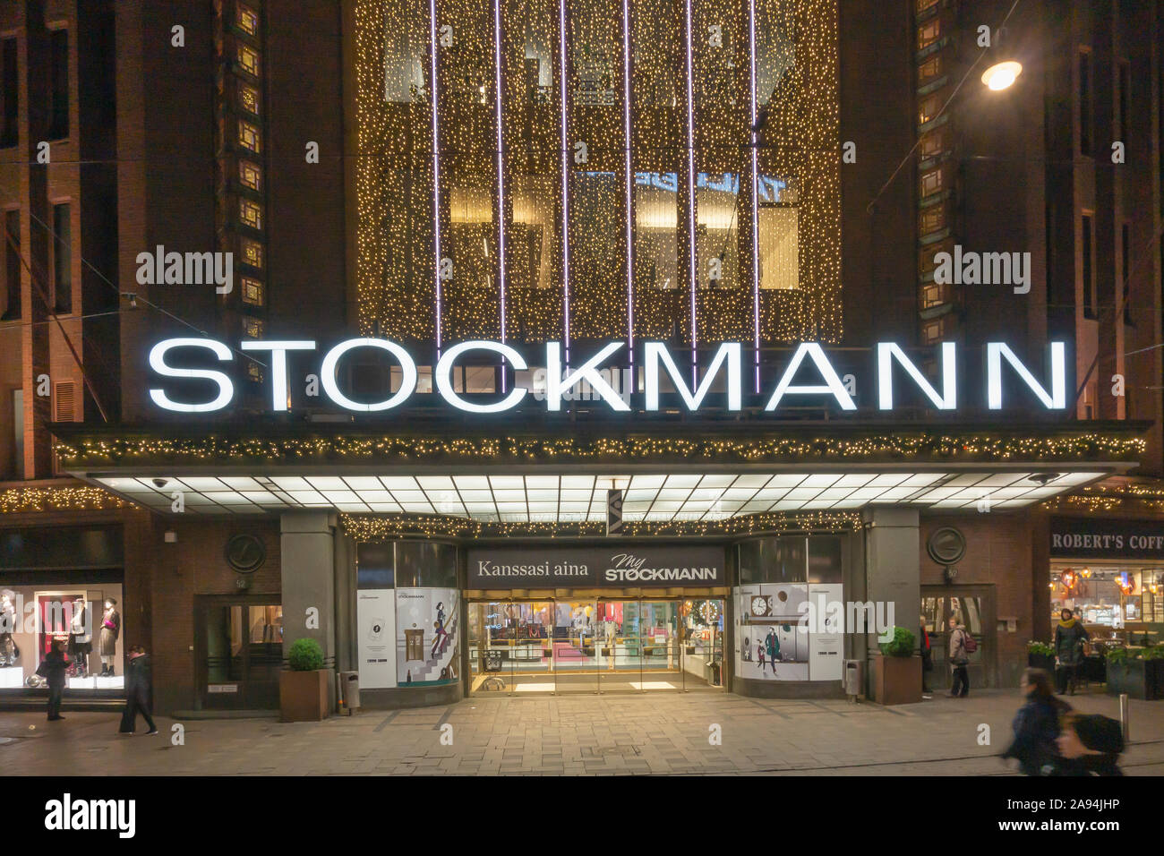 Stockmann warehouse main entrance in Helsinki Finland Stock Photo - Alamy