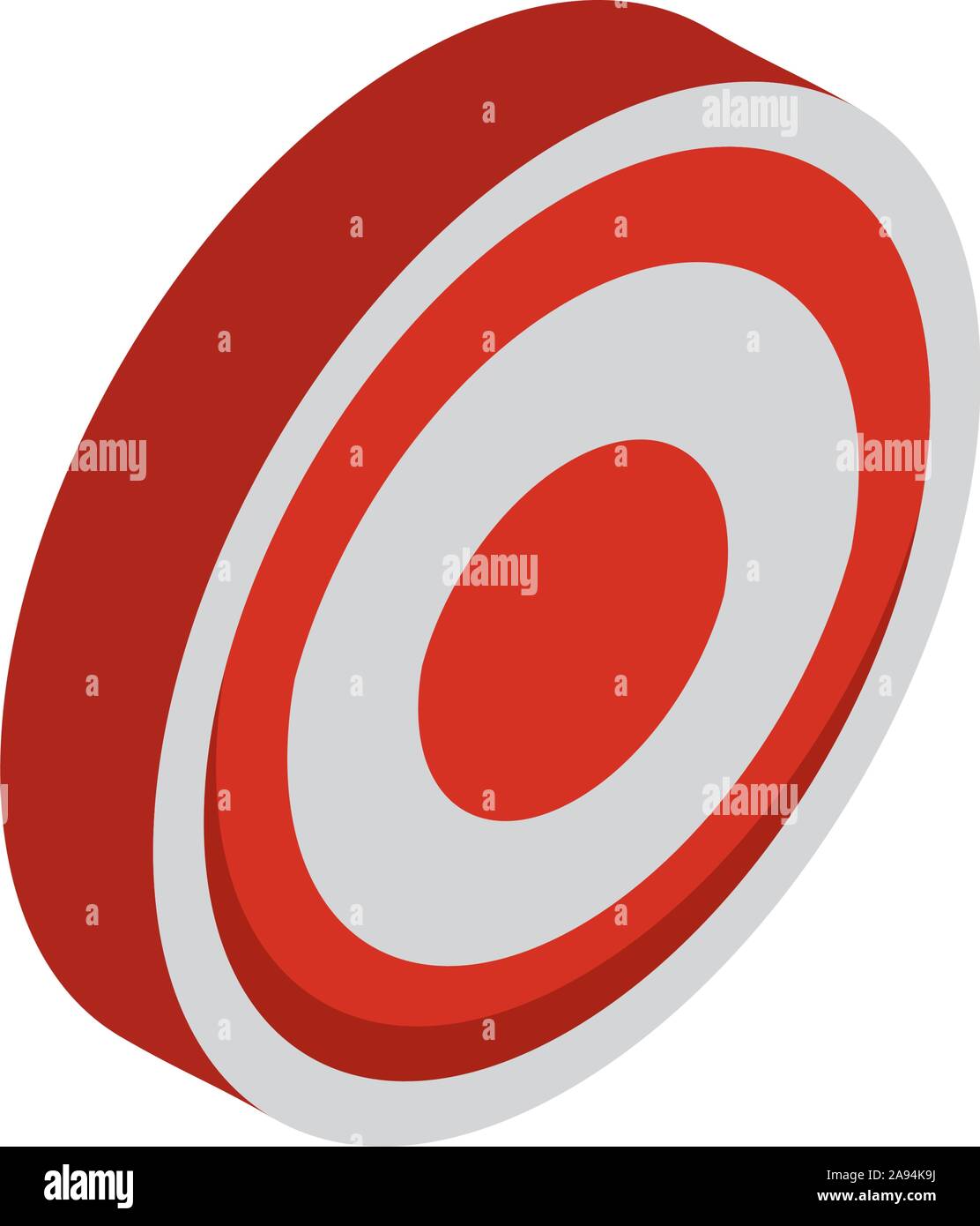 target social media isometric icon vector illustration Stock Vector ...