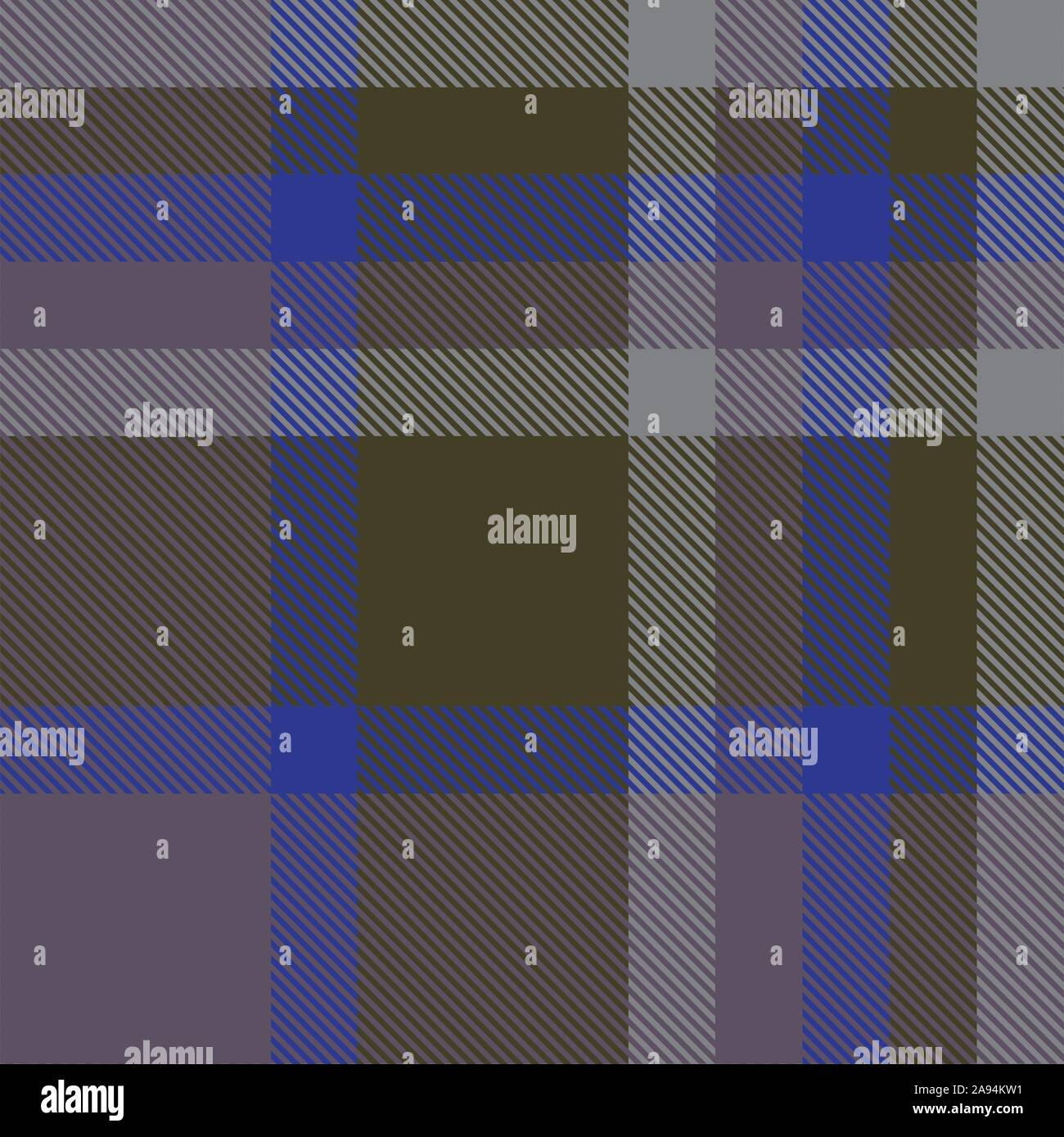 Classic Modern Plaid Tartan Seamless Pattern in Vector - This is a ...