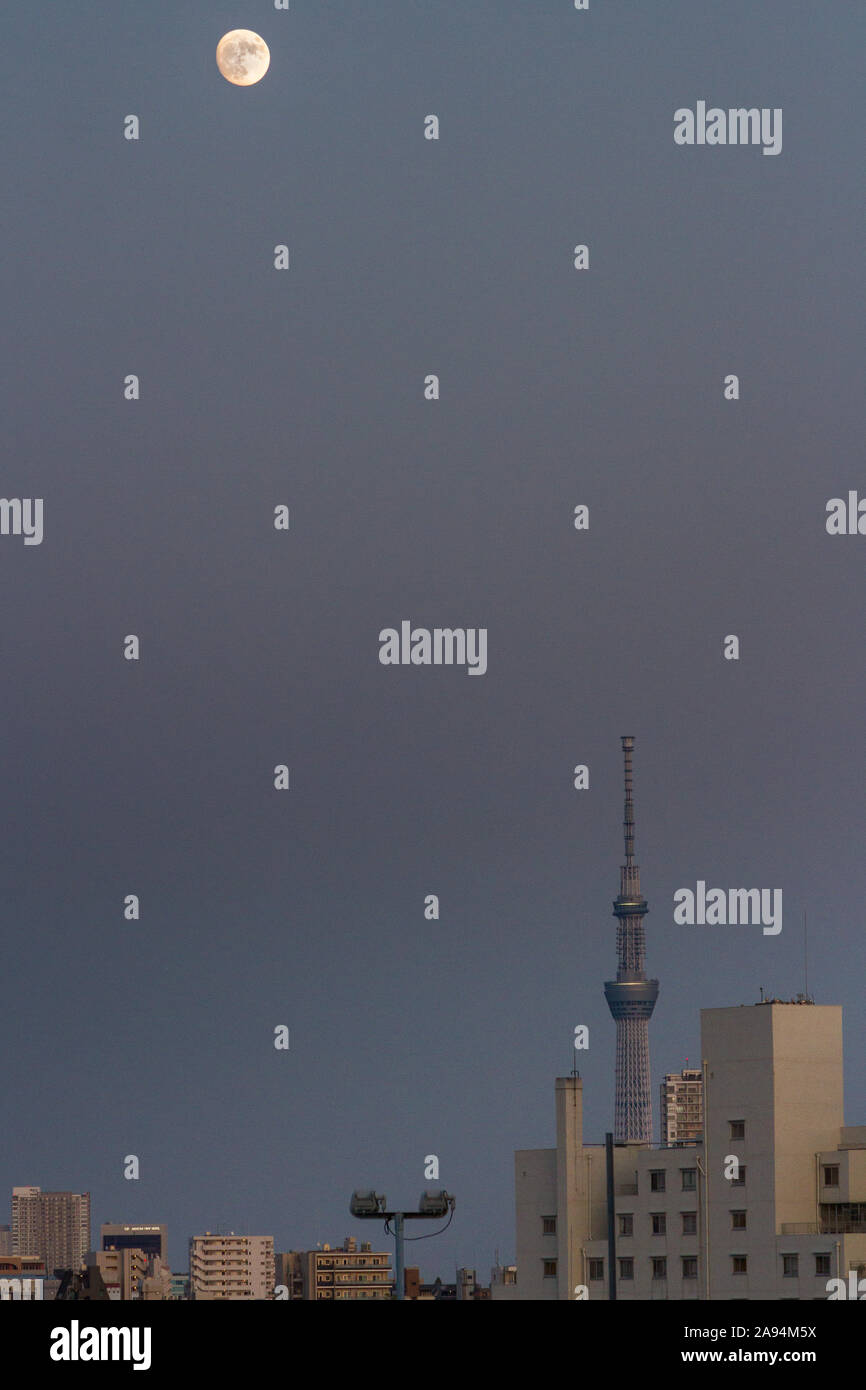 Japanese moonrise hi-res stock photography and images - Alamy