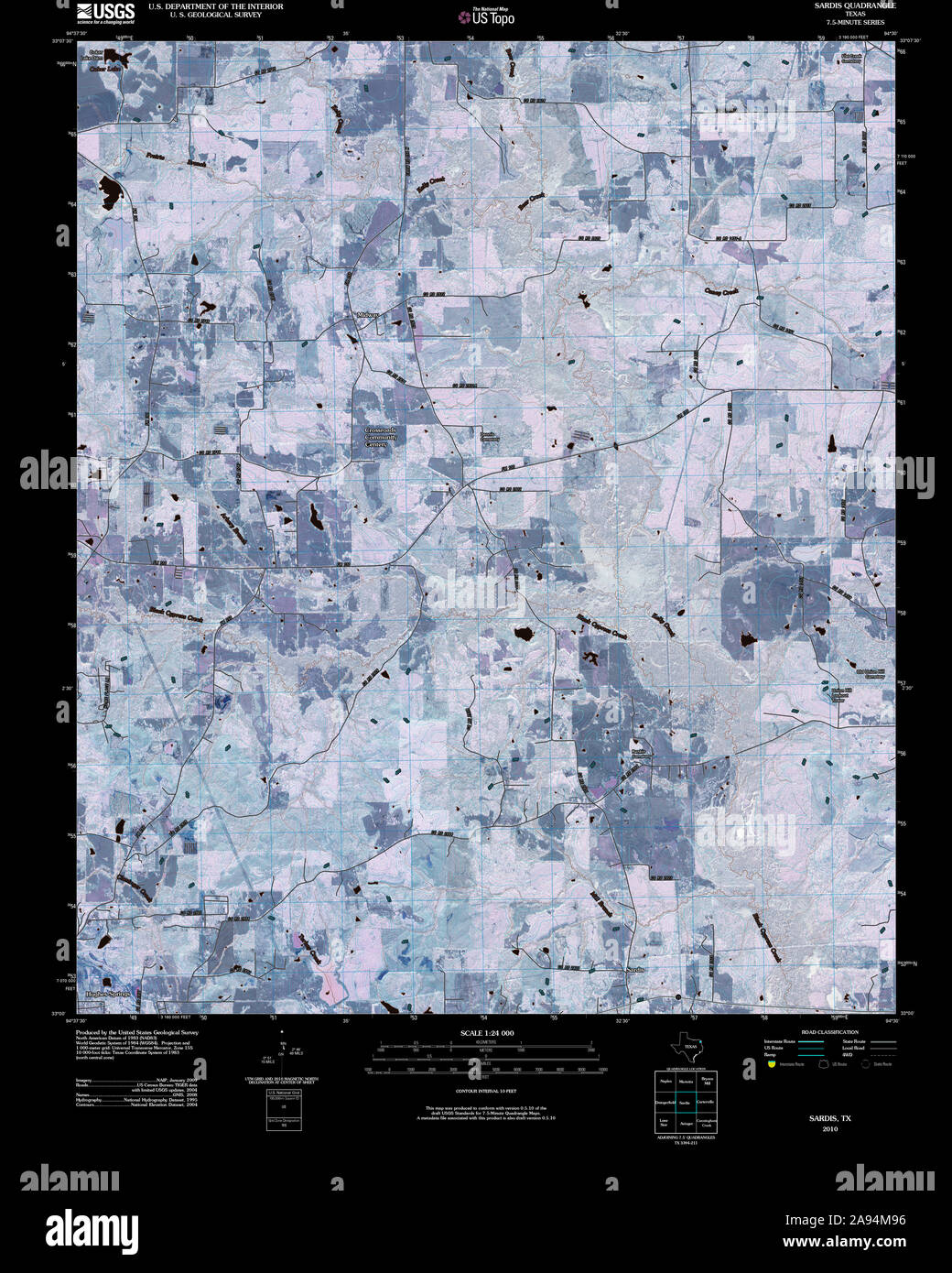 Map of sardis hi-res stock photography and images - Alamy