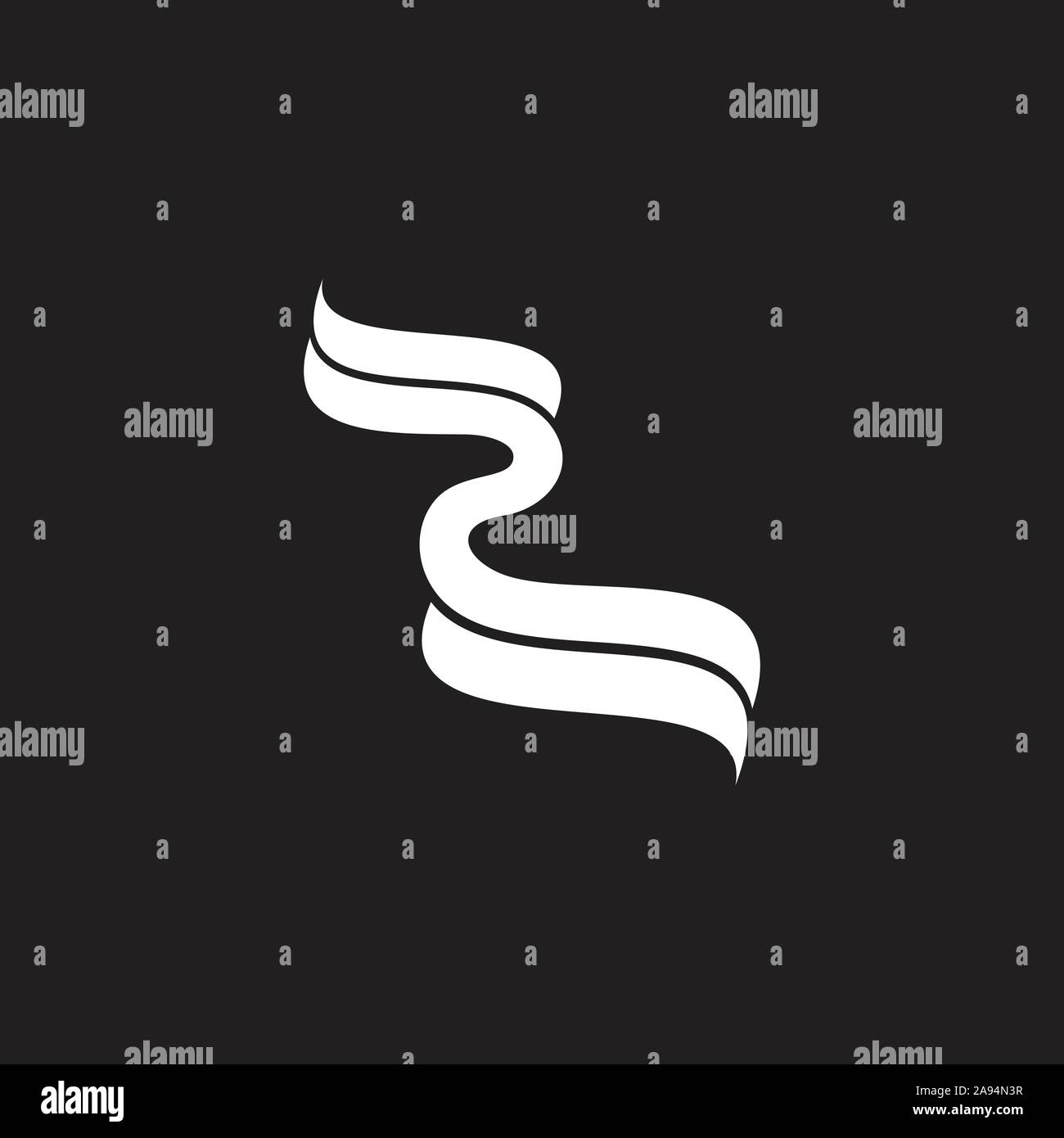 curves motion design concept for logo icon vector Stock Vector Image ...