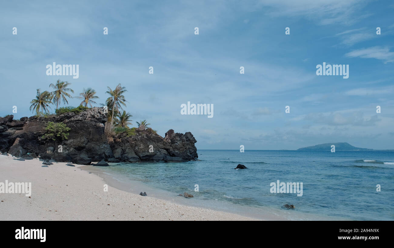 Deserted island, uninhabited island. Royalty high-quality stock image ...