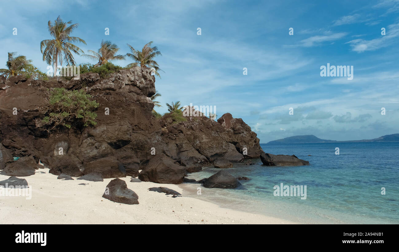 Deserted island, uninhabited island. Royalty high-quality stock image ...