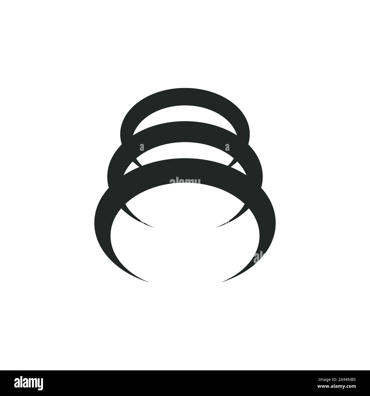 curves motion design concept for logo icon vector Stock Vector Image ...