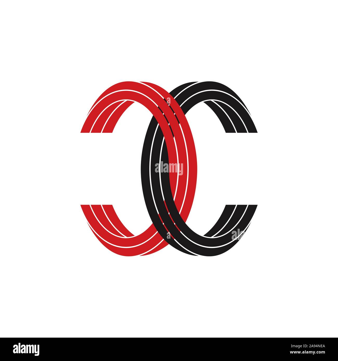 curves motion design concept for logo icon vector Stock Vector Image ...
