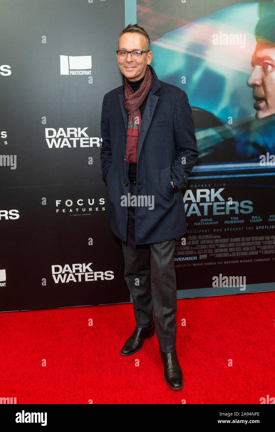 New York, NY - November 12, 2019: Christopher Peterson attends premiere ...