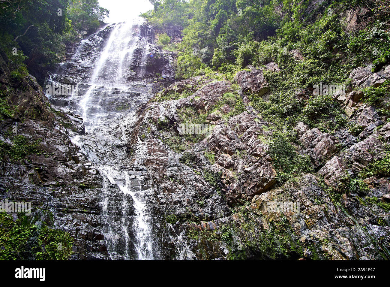 Temurun Waterfall at Langkawi Malaysia Stock Photo - Alamy