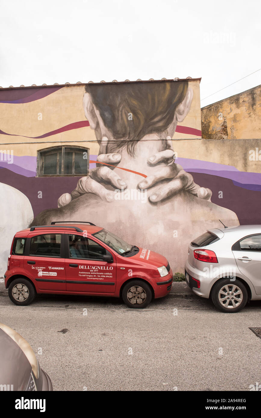 Mural recently inaugurated. Author Ligama. Managed by Uovo alla Pop ...