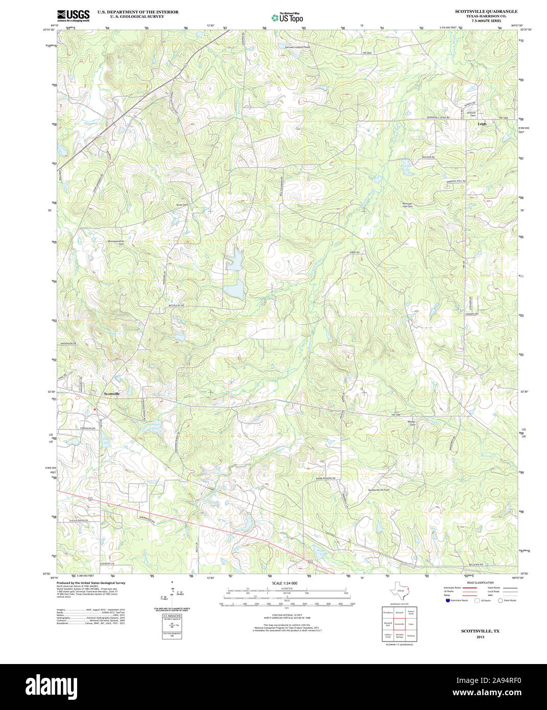 Map of scottsville hi-res stock photography and images - Alamy