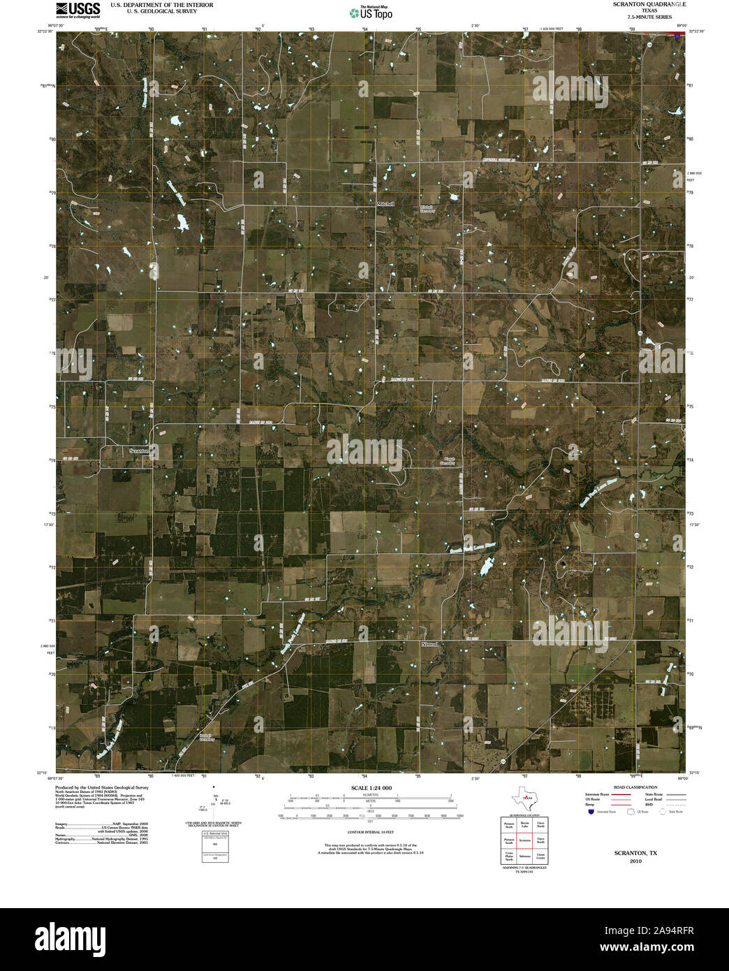 Map of scranton hi-res stock photography and images - Alamy