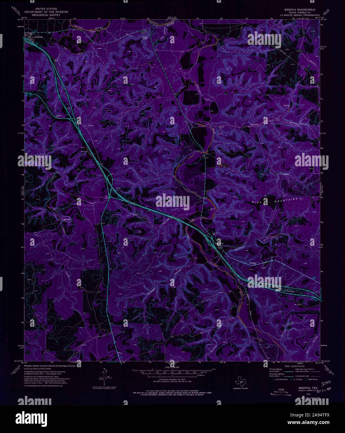 Map of segovia hi-res stock photography and images - Alamy