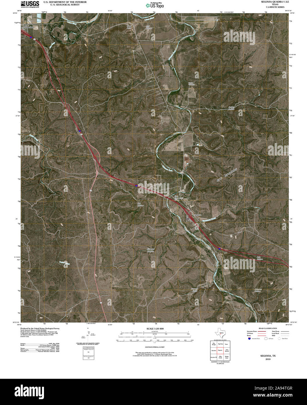 Map of segovia hi-res stock photography and images - Alamy