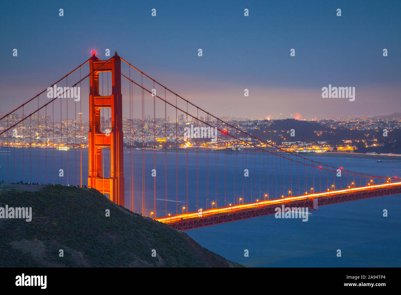 The World-wide famous Suspension bridge - Golden Gate Bridge in San ...