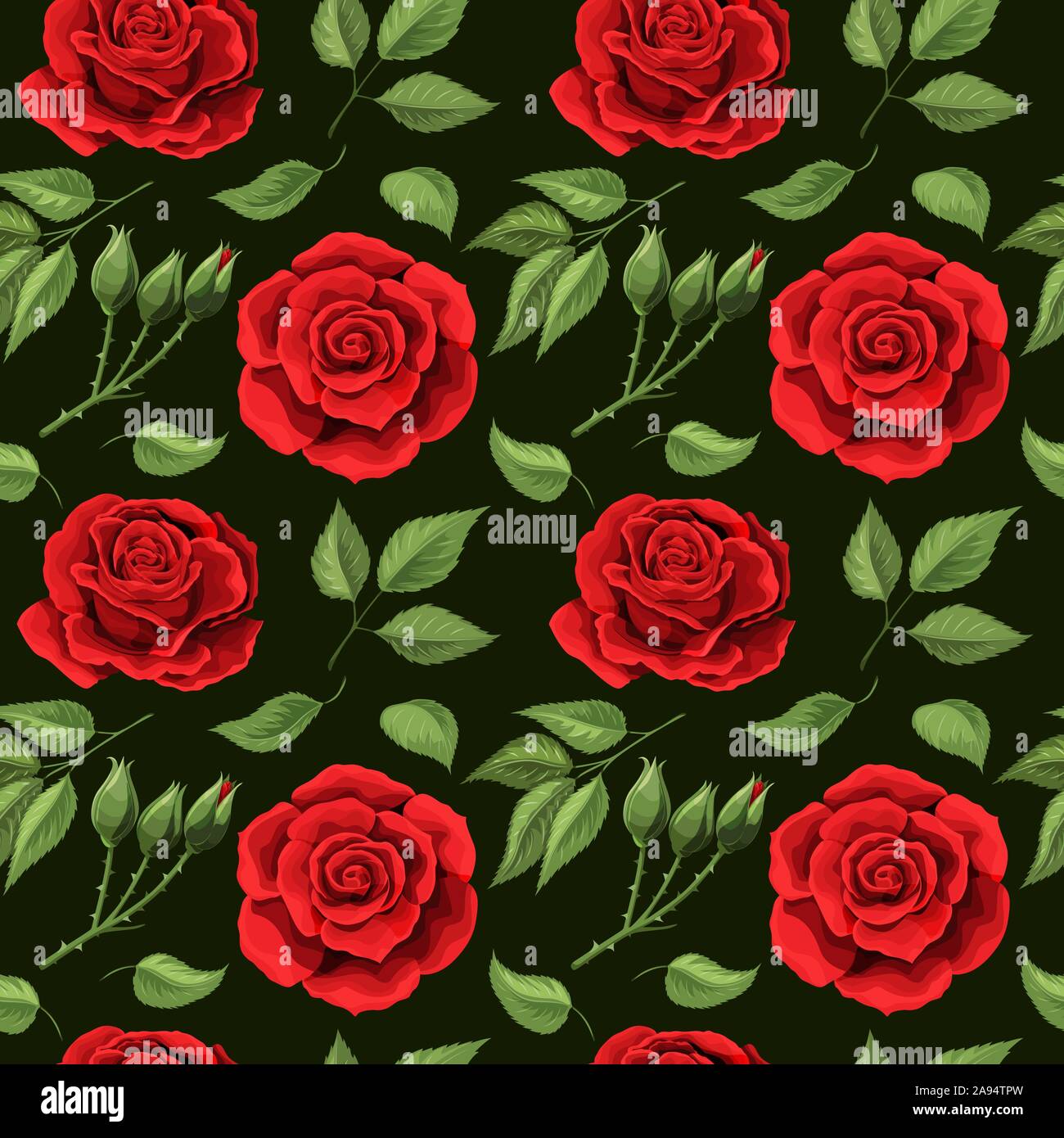 Red embroidery pattern hi-res stock photography and images - Alamy