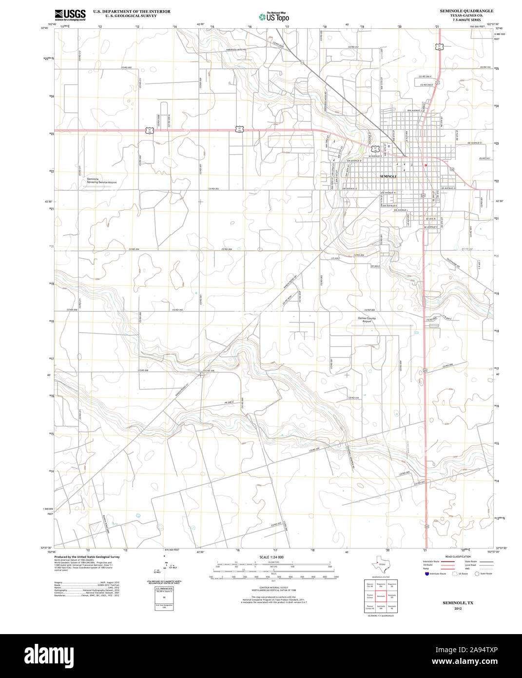 Map of seminole Cut Out Stock Images & Pictures - Alamy