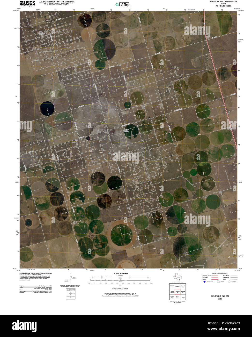 Seminole texas map Cut Out Stock Images & Pictures - Alamy