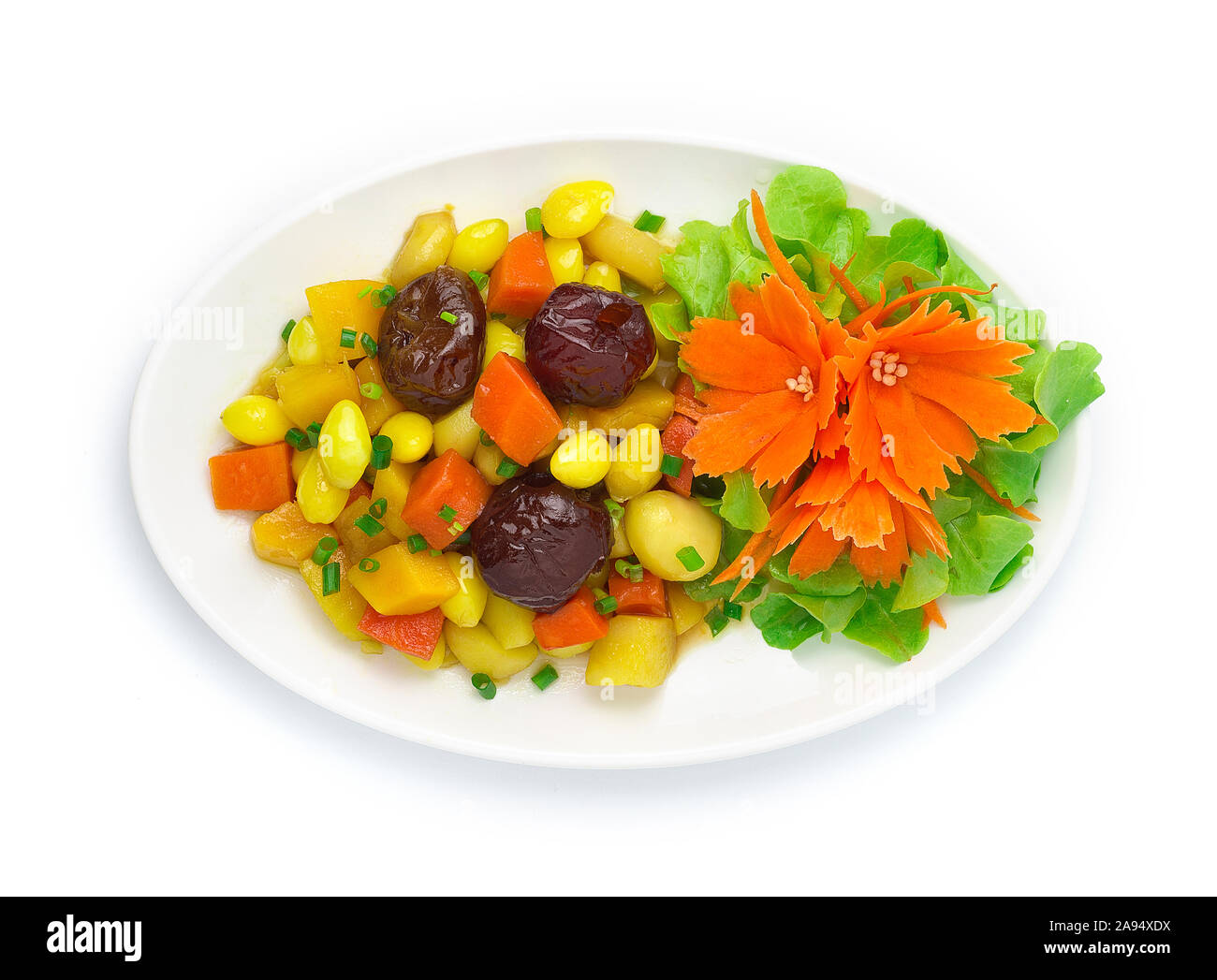 Stir Fried Mixed Chinese dried Fruit,Ginkgo,sweet potato,Carrot,Jujube ...