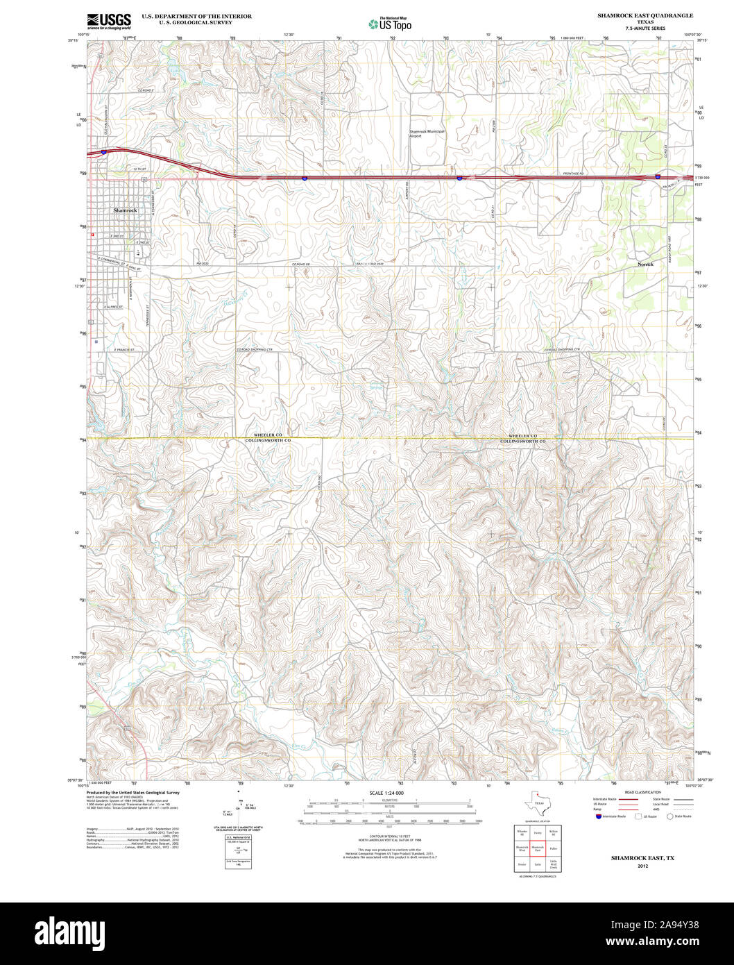 Map of shamrock Cut Out Stock Images & Pictures - Alamy
