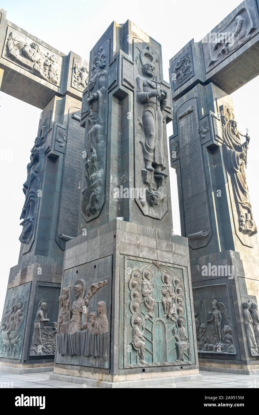 The History of Georgia Monument, located near Tbilisi Sea, was created ...