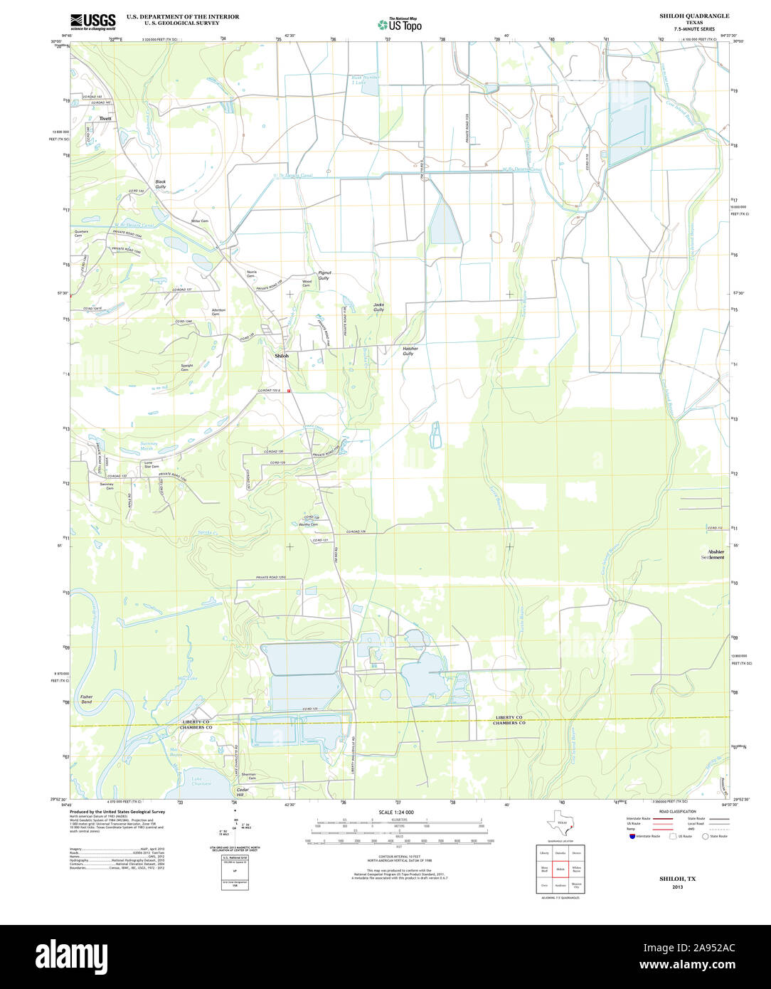 Map of shiloh Cut Out Stock Images & Pictures - Alamy