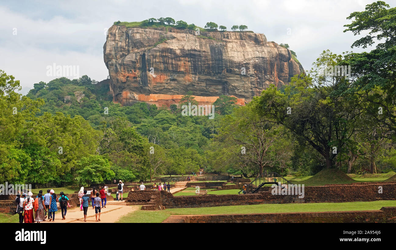 Lion's Rock, Sigiriya, The Cultural Triangle, Sri Lanka Stock Photo - Alamy