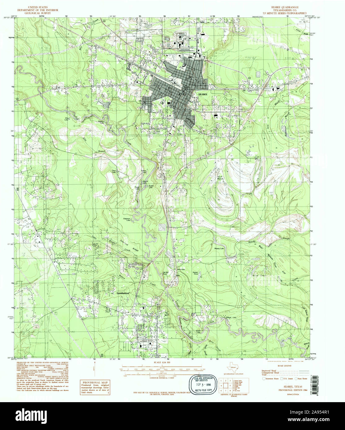 Map of silsbee hi-res stock photography and images - Alamy