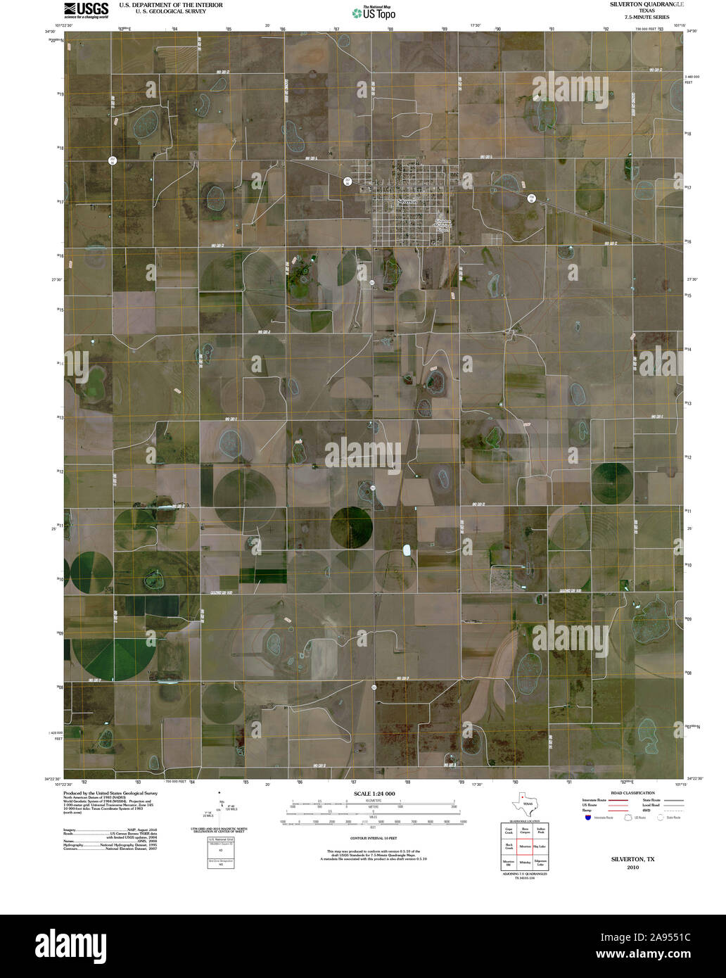 Map of silverton Cut Out Stock Images & Pictures - Alamy