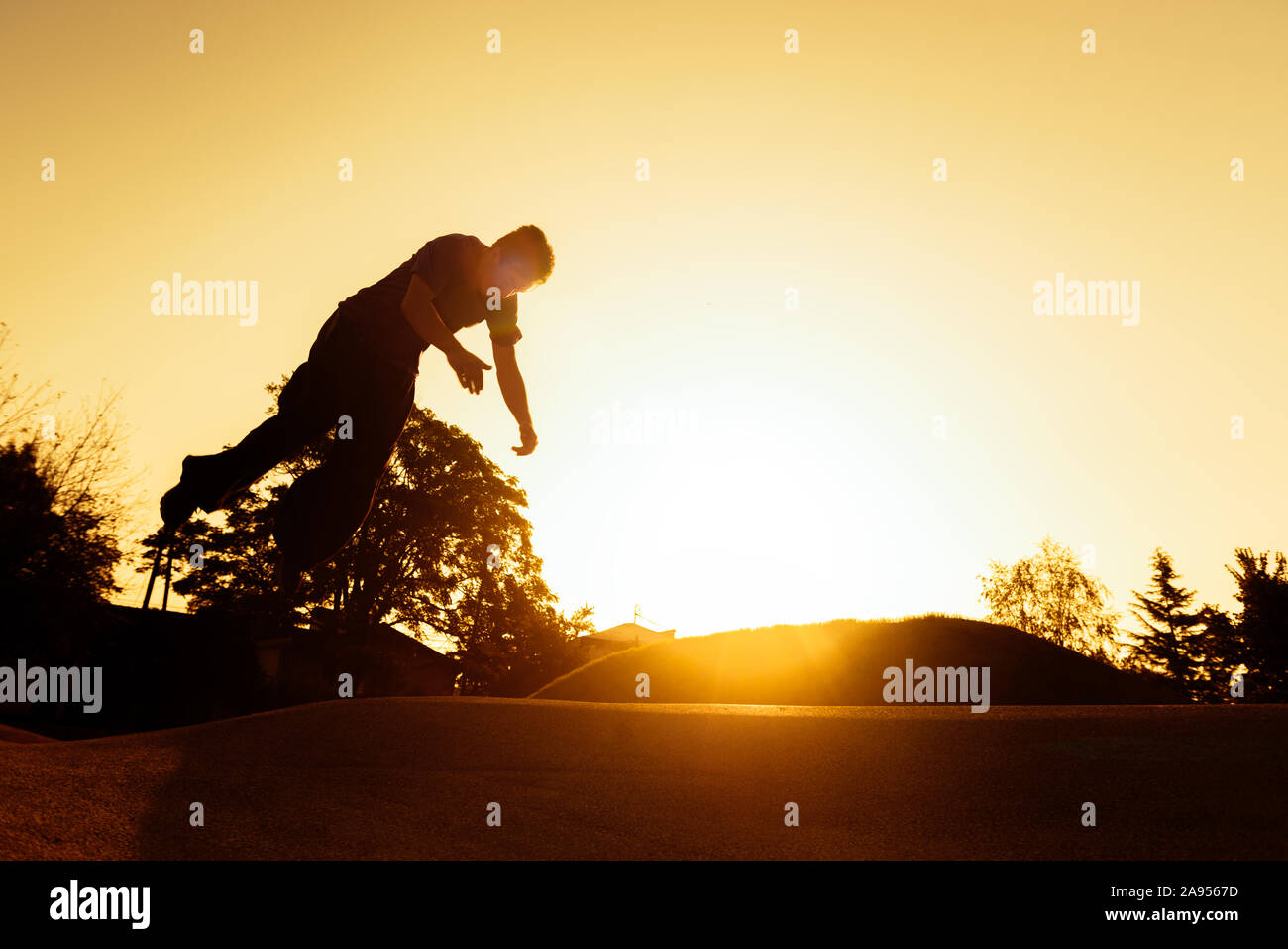 Flip backflip flying freedom hi-res stock photography and images - Alamy